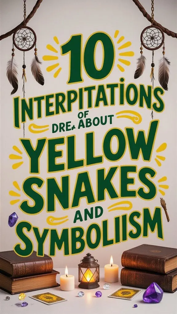 10 Interpretations of Dreams About Yellow Snakes and Symbolism - Bed Guides