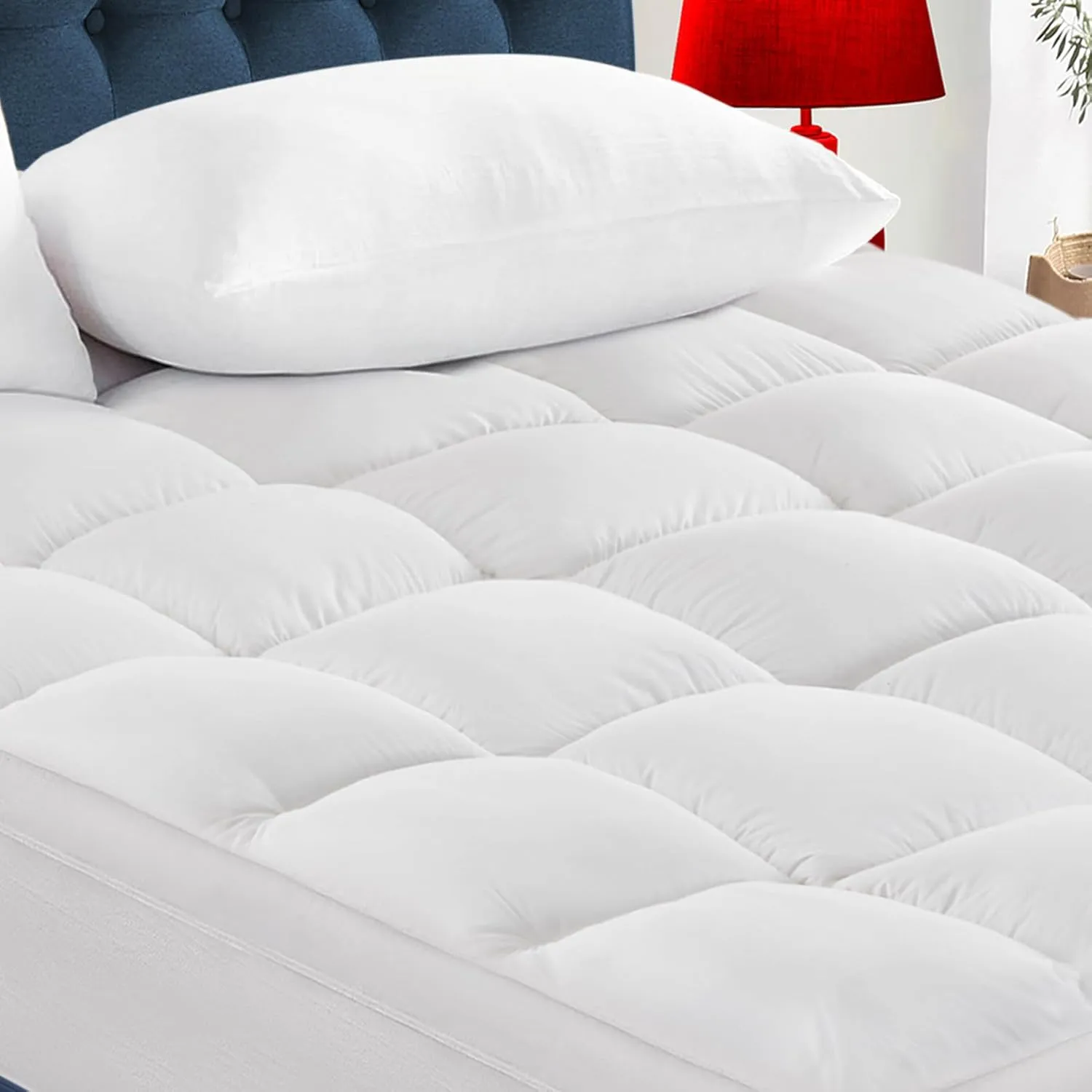 CYMULA Soft Cooling Pillow Mattress Topper Review: What We Found - Bed ...