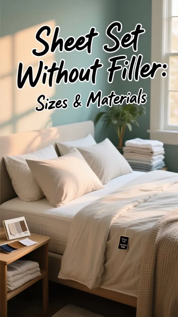 What Does Sheet Set Without Filler Mean: Sizes & Materials - Bed Guides