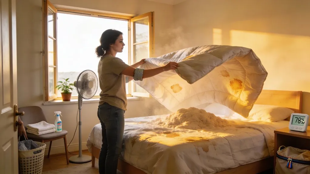 Can You Put A Damp Comforter On The Bed: Dry Fast, Stop Mold